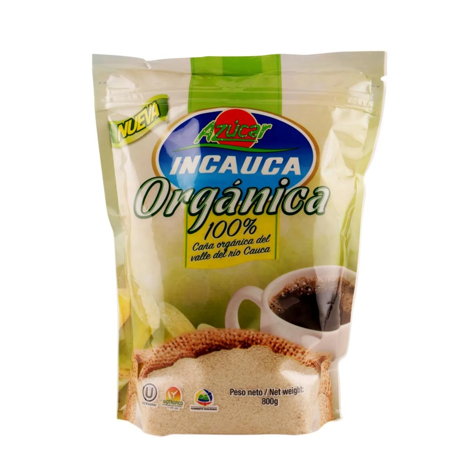 Azucar Incauca Organica 800g - Alimentos y Bebidas - Mercado