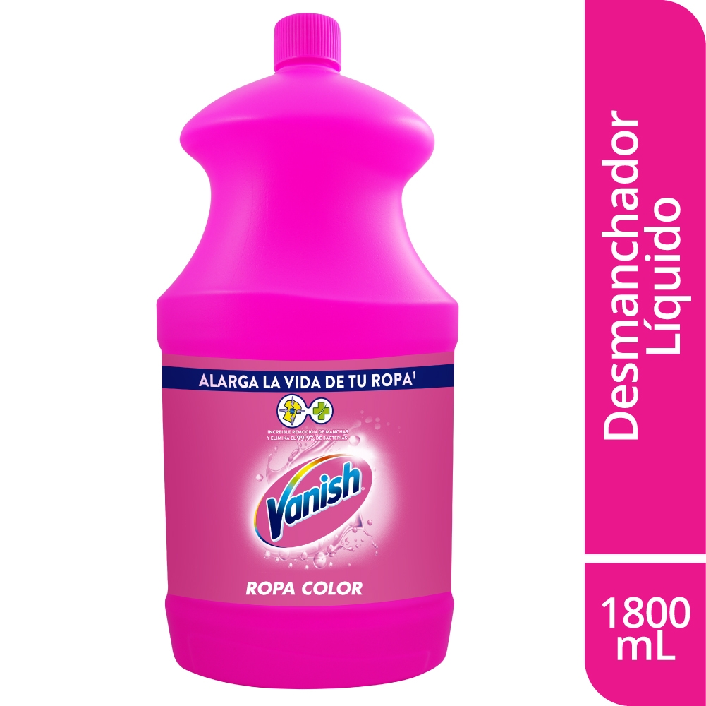 Desmanchador Vanish líquido rosa 1.8L