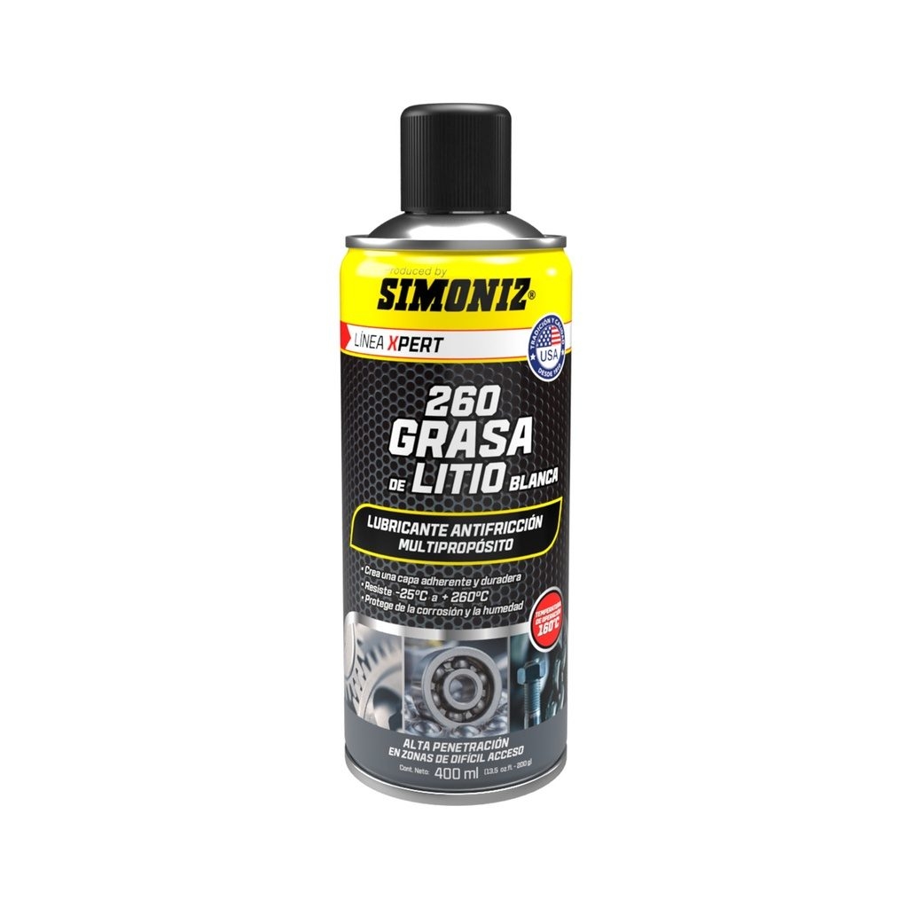 GRASA DE LITIO BLANCA 260 XPERT 400ML SIMONIZ